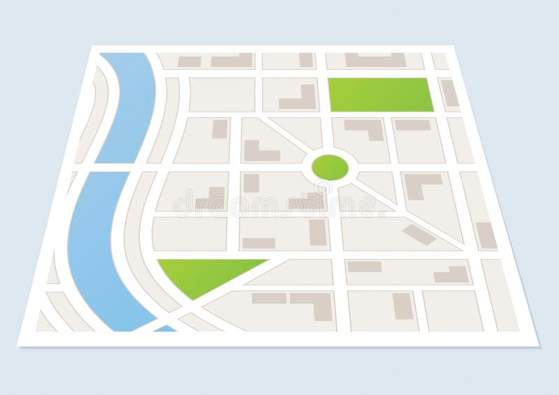 City Map stock vector. Illustration of location, navigation - 56939481