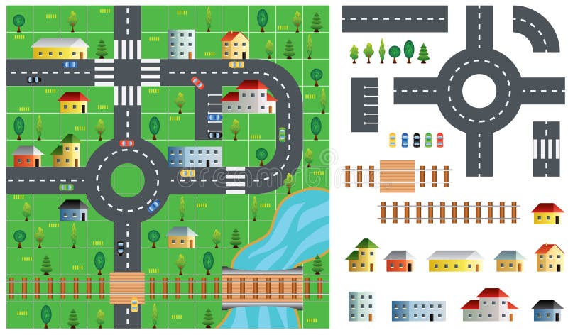 City Map Toolkit Vector Illustration Stock Vector - Illustration of ... City Map Toolkit Vector Illustration Stock Vector - Illustration of ...