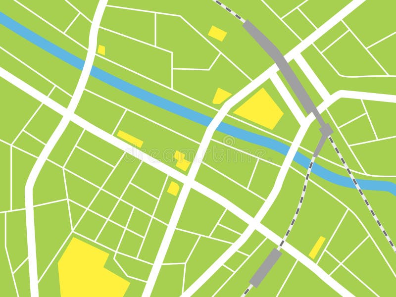 City Map, Vector Illustration Stock Vector - Illustration of plan ...