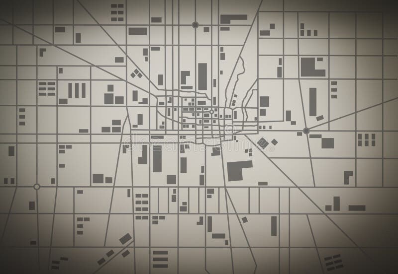 CITY MAP stock illustration. Illustration of detailed - 44914851