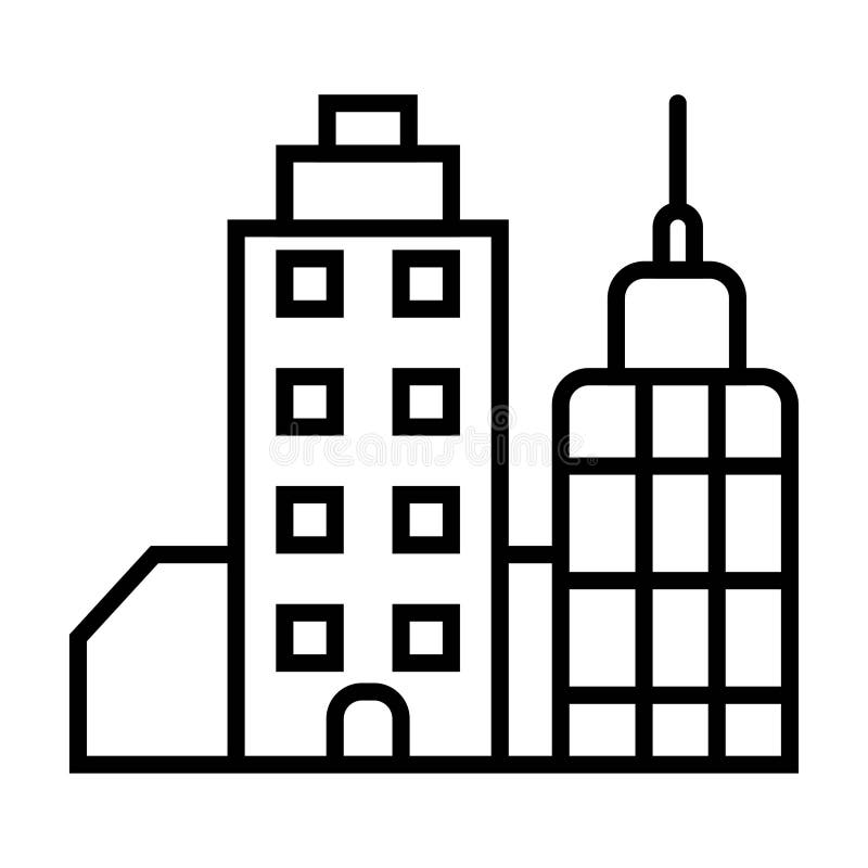 City Metropolis Icon Vector Illustration Stock Illustration ...