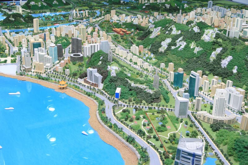 City model stock photo. Image of real, building, city - 26254158