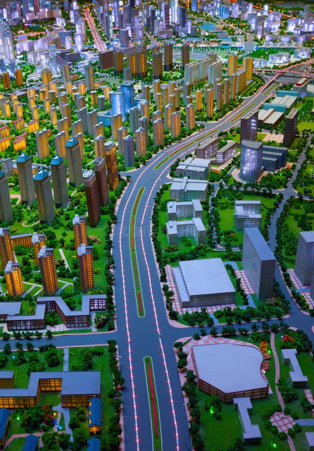 City model stock image. Image of architectural, project - 28056285