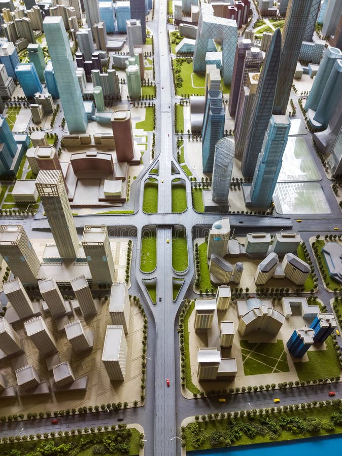 City model planform stock image. Image of lighting, wood - 13549879