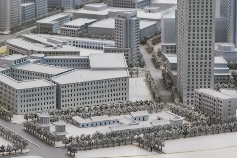 City model stock image. Image of modern, city, scenery - 154338695