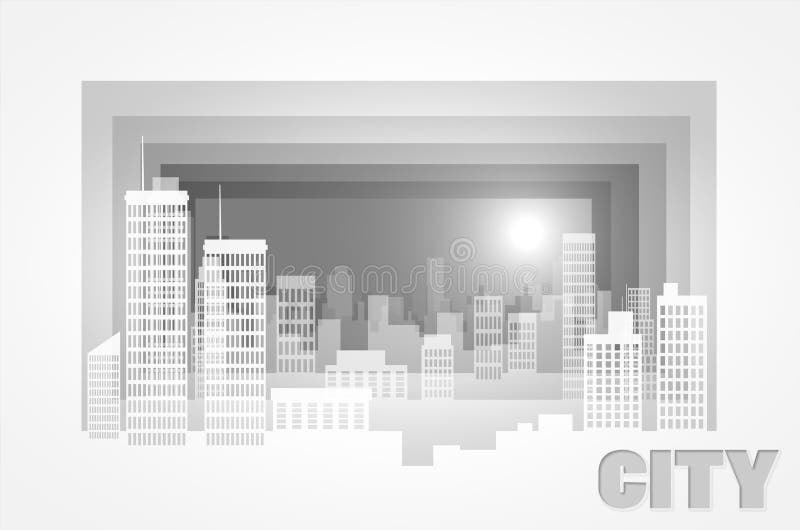 City Modern Contour Landscape. Several Plans Form a Three-dimensional ...