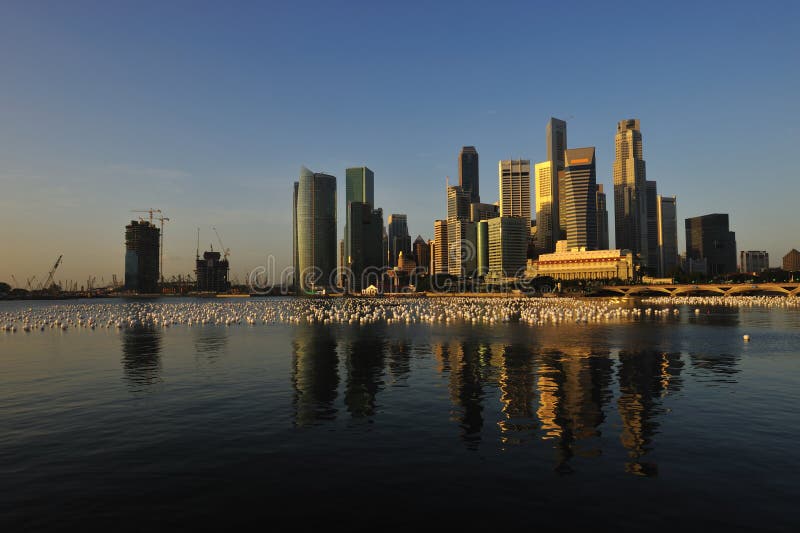 City in the morning stock photo. Image of city, construction - 7543436