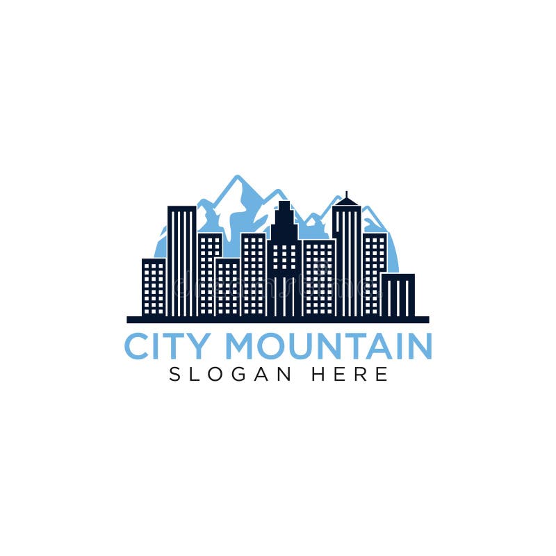 City and Mountain. Parallel World Concept Stock Vector - Illustration ...