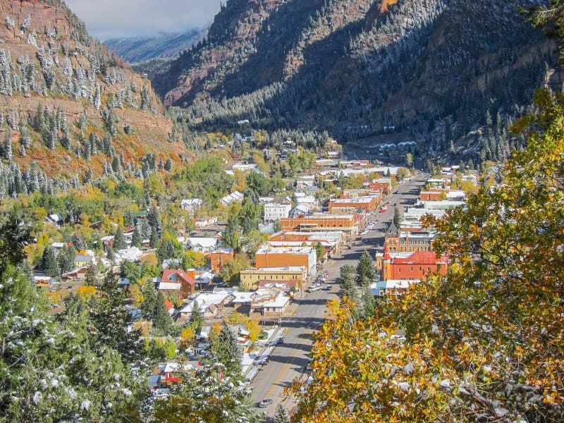 Sign for Ouray Colorado, the Switzerland of America Editorial Image ...