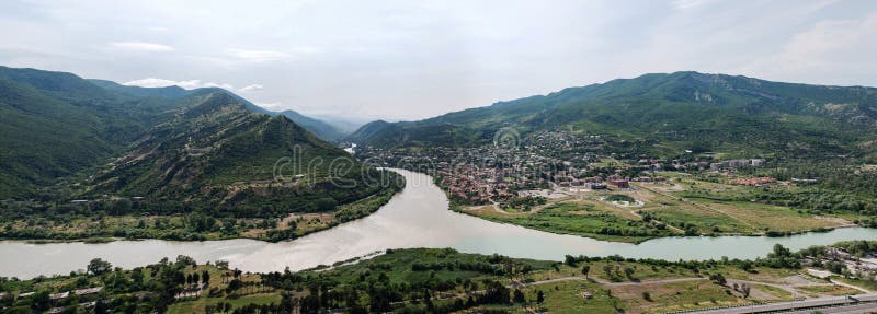 City of Mtskheta in Georgia Editorial Photography - Image of slopes ...