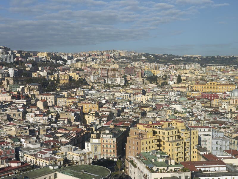 Panoramic view of Naples editorial image. Image of heritage - 120581200