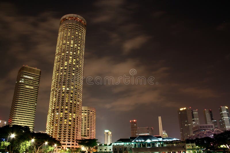 City at Night stock image. Image of cityscape, city, district - 531803