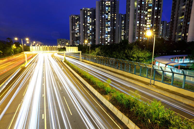 City in night busy traffic stock photo. Image of dramatic - 26339966