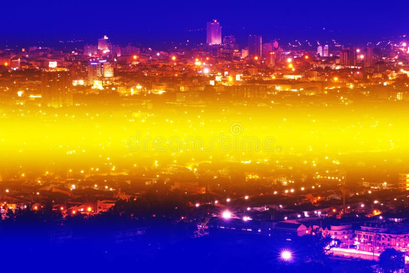 City at night stock image. Image of buildings, city, night - 73755223