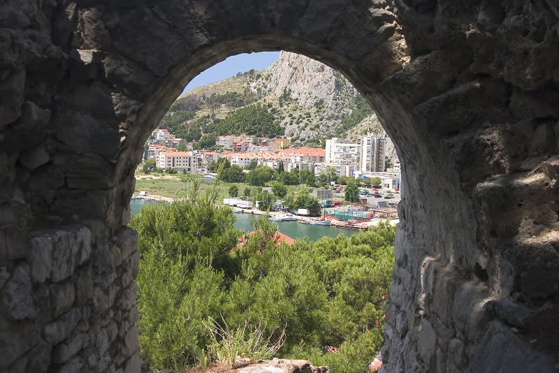 City of Omis stock photo. Image of mediterranean, europe - 7960876