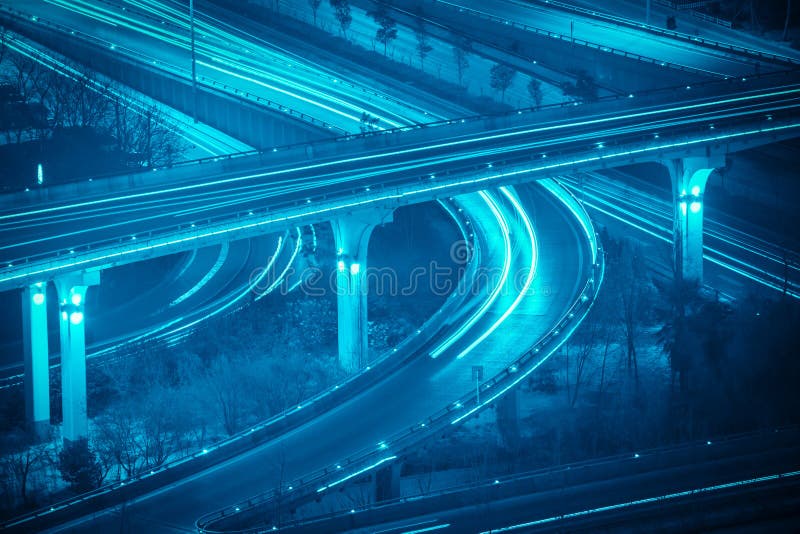 City Overpass View of Fisheye Stock Image - Image of city, aerial: 31216563