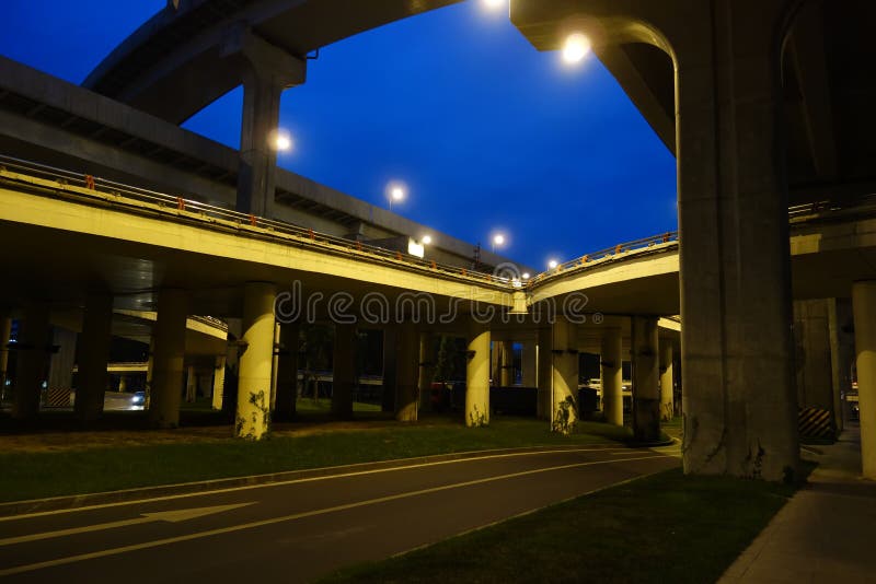 City overpass stock photo. Image of flyover, bridge, construct - 41788196
