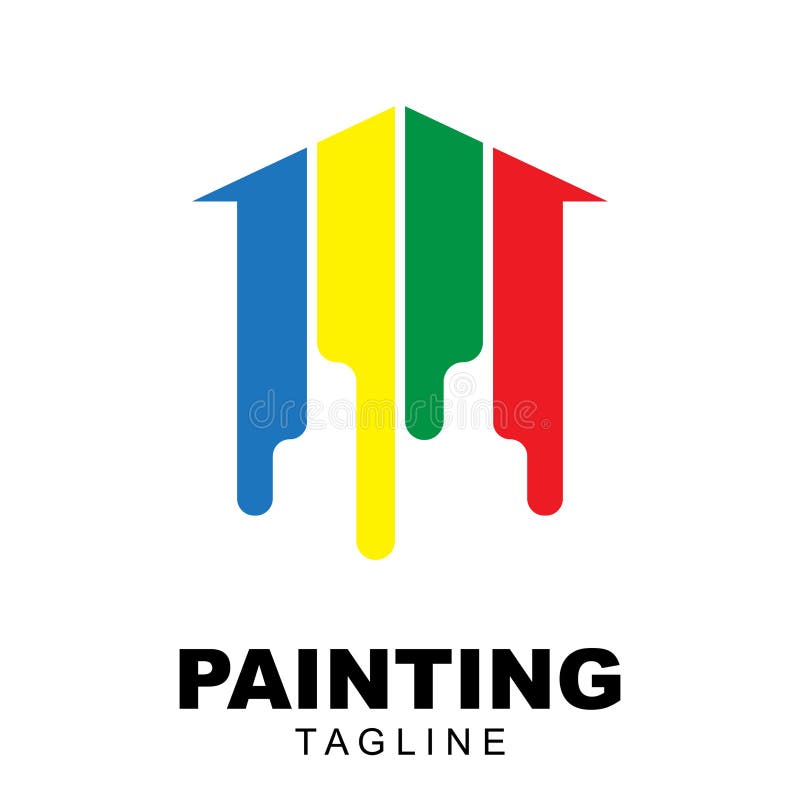 City Paint Logo, House Paint, Painting Services, Painting Logo Vector ...