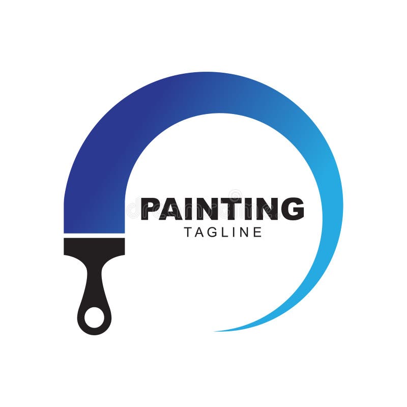 City Paint Logo, House Paint, Painting Services, Painting Logo Vector ...