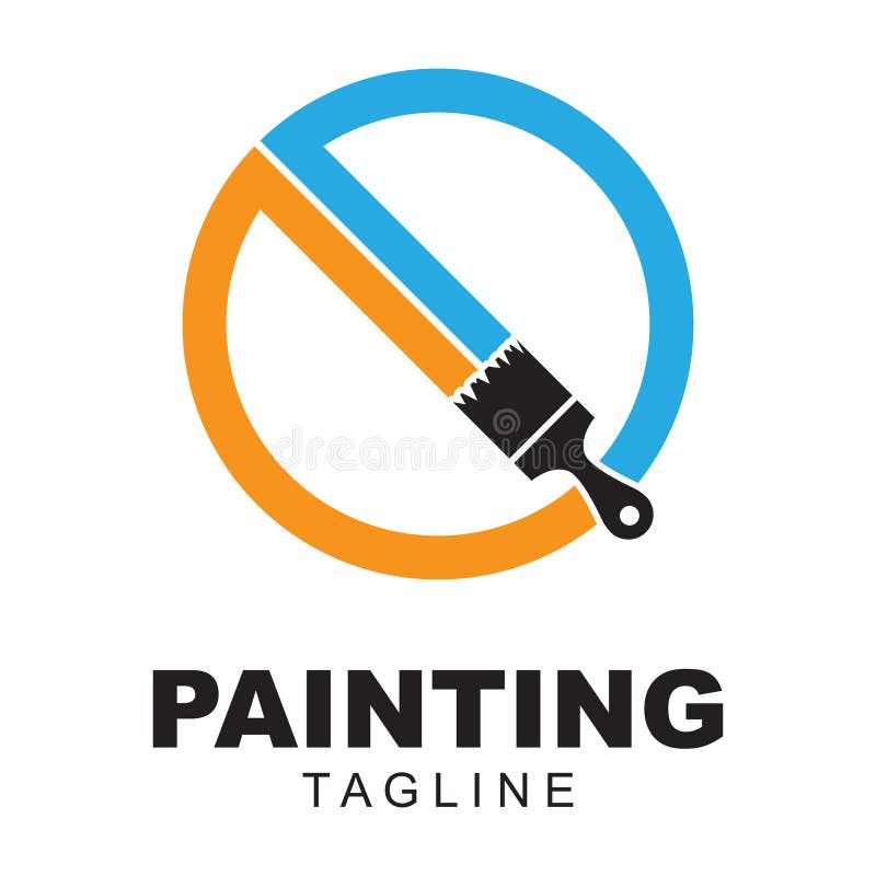 City Paint Logo, House Paint, Painting Services, Painting Logo Vector ...