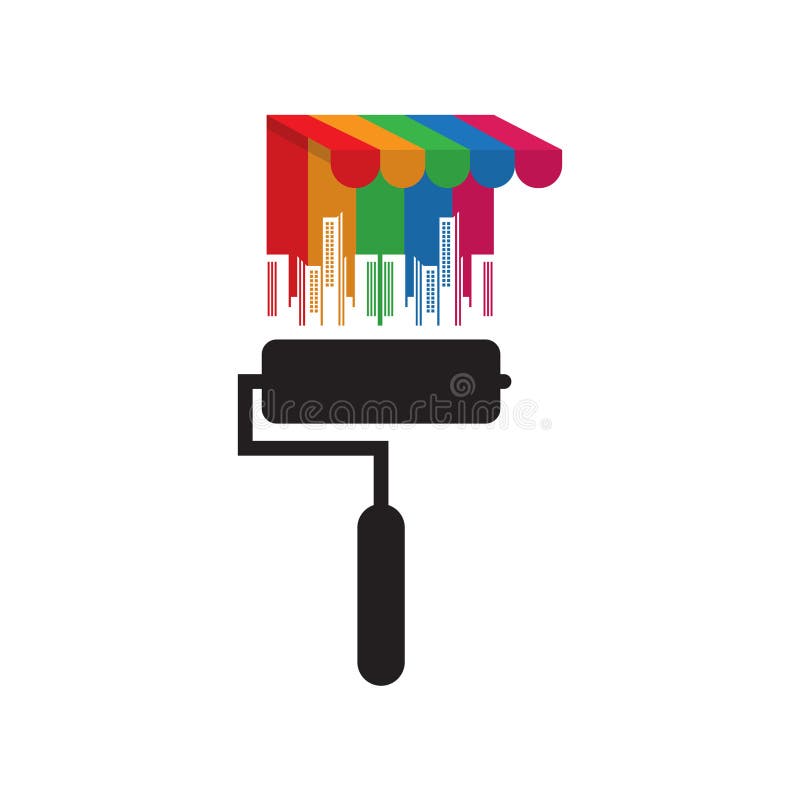 City Paint Logo, House Paint, Painting Services, Painting Logo Vector ...