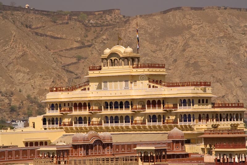 City Palace complex Jaipur stock image. Image of mahal - 3089939