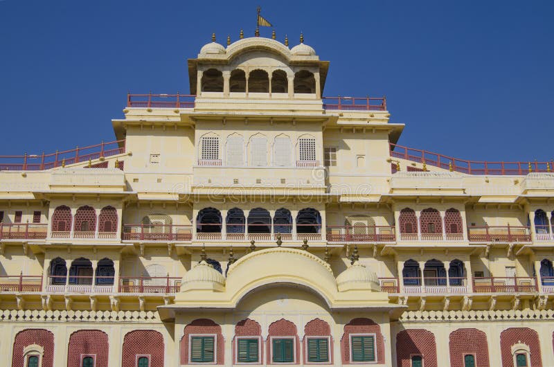 The City Palace in Jaipur City Palace Stock Image - Image of place ...