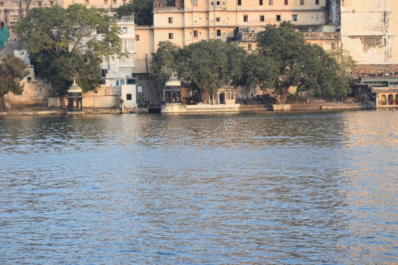 City palace pichola stock image. Image of city, reservoir - 191878393