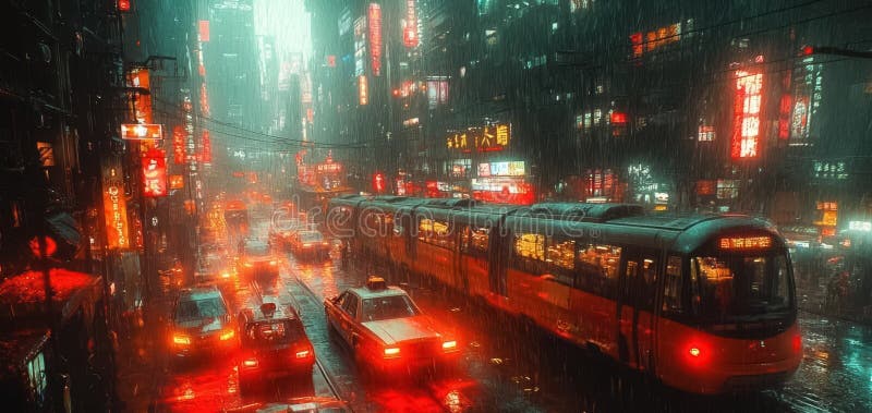 City in a Parallel Dimension Stock Illustration - Illustration of ...