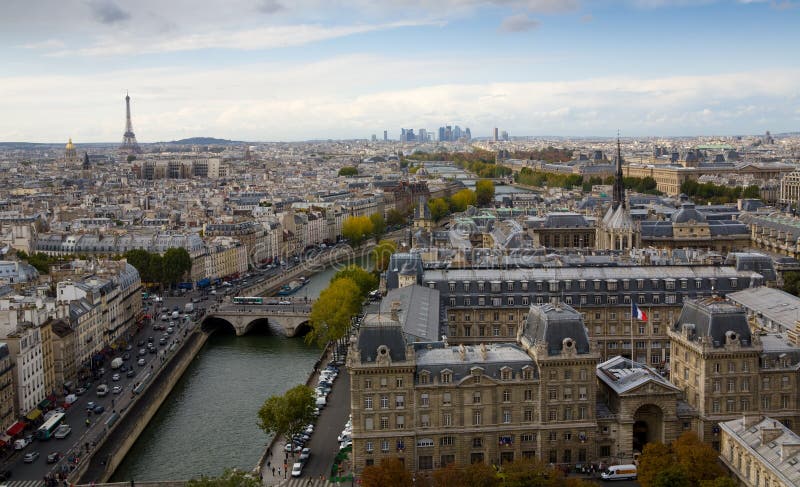 City of Paris from High Up stock image. Image of city - 8195507