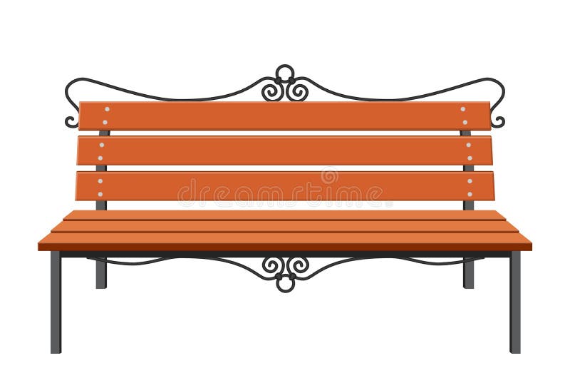 Iron Park Bench Vector Stock Illustrations 250 Iron Park Bench Vector