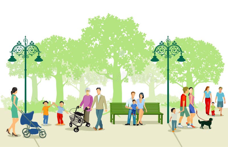 Park People Stock Illustrations – 100,362 Park People Stock ...