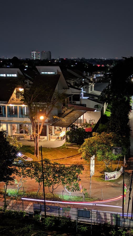 The City ??park View at Night Editorial Photography - Image of ...