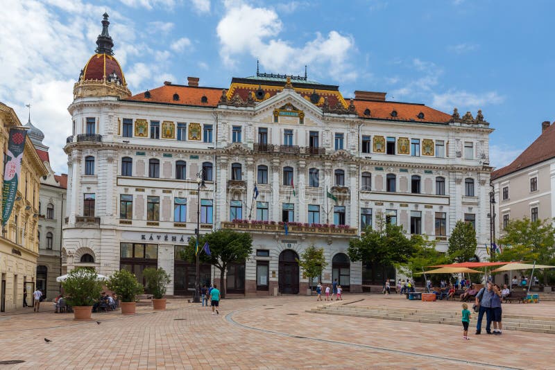 City Pecs of Hungary. the County Hall. Editorial Image - Image of ...
