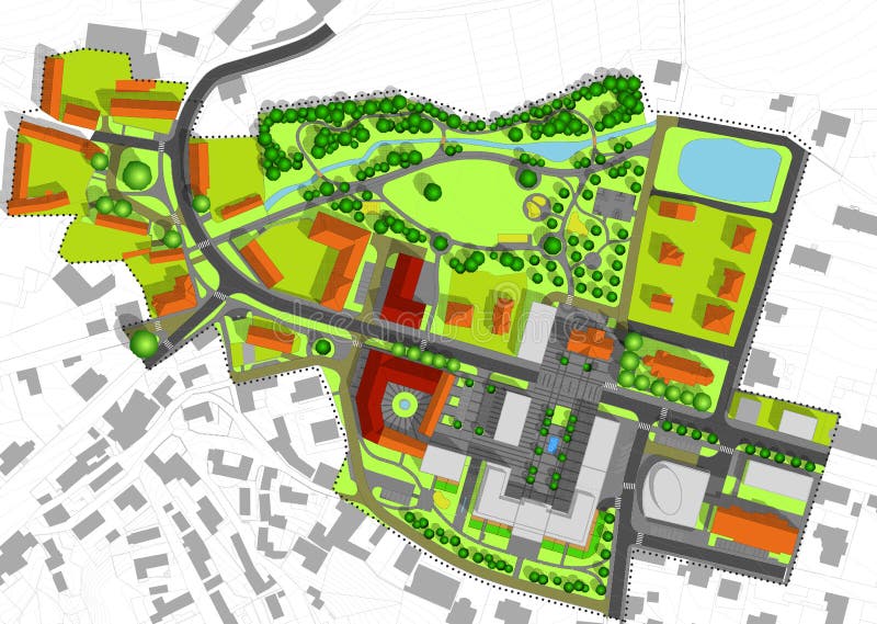City plan stock illustration. Illustration of pattern - 25630341