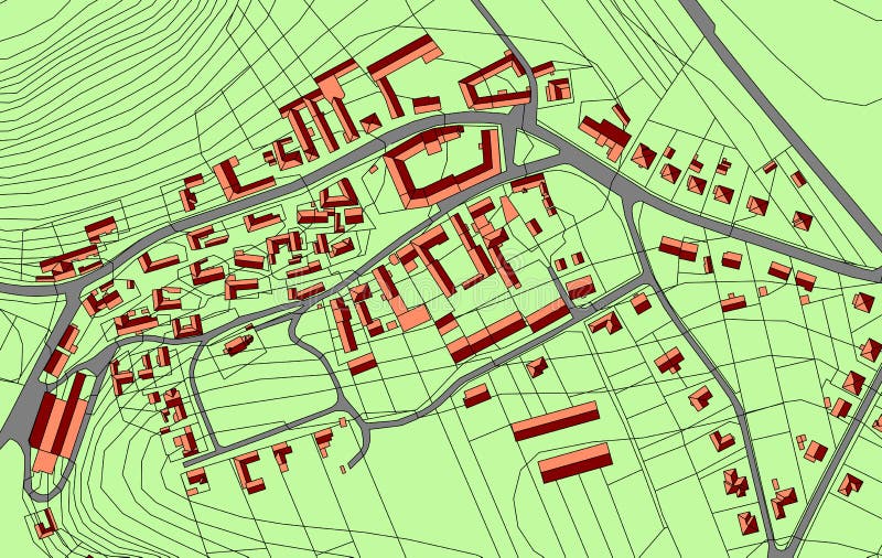 City plan stock illustration. Illustration of modern - 28453873