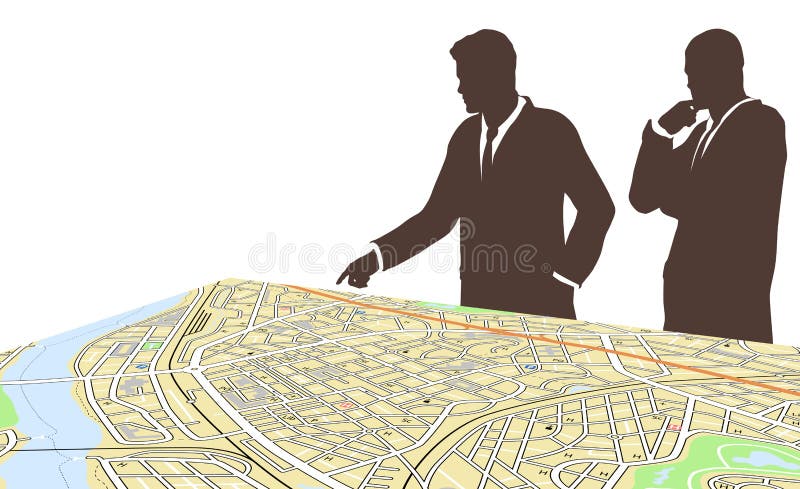 Town planners stock vector. Illustration of direction - 9384703
