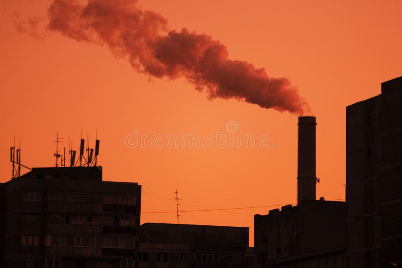 City pollution stock photo. Image of environmentally, architecture ...