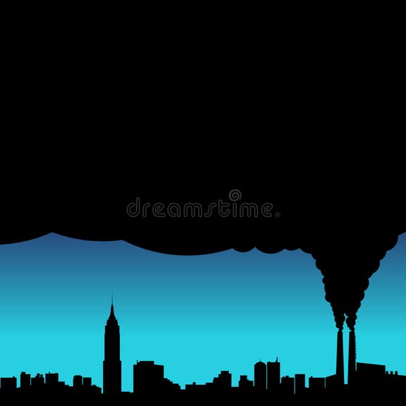 City Pollution Vector stock vector. Illustration of smog - 21626761
