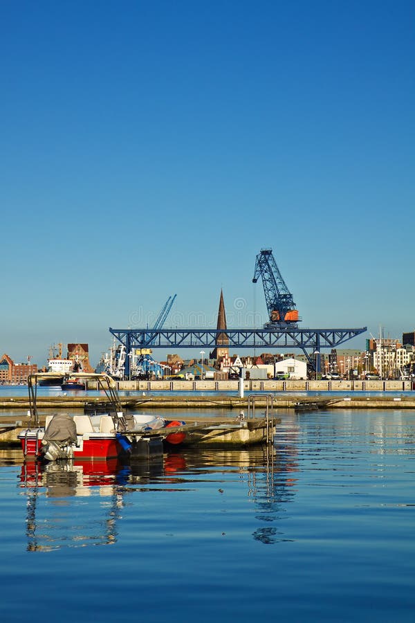 City port stock image. Image of petri, buildings, boats - 19685365