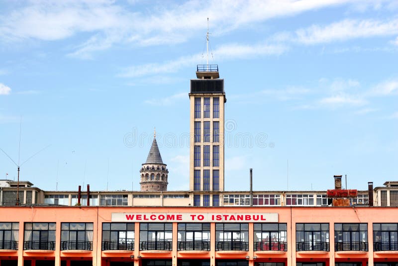 City Port building stock photo. Image of istanbul, travel - 7768426