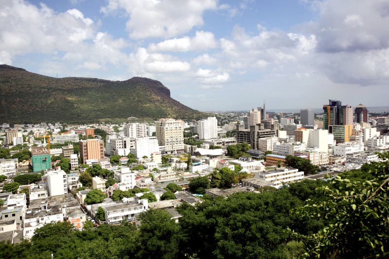 Port Louis Mauritius stock image. Image of capital, blue - 15581291