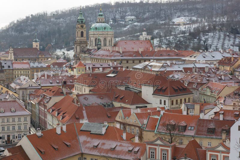 City of Prague in the Fall. Stock Image - Image of buildings ...
