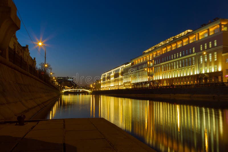 City quay at night stock photo. Image of history, cityscape - 51593914