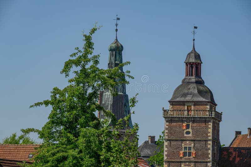 The City of Raesfeld in the German Muensterland Stock Photo - Image of ...