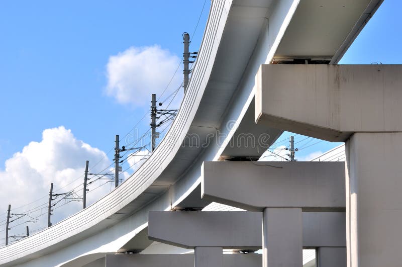 City railway bridge stock image. Image of concrete, bridge - 26614815