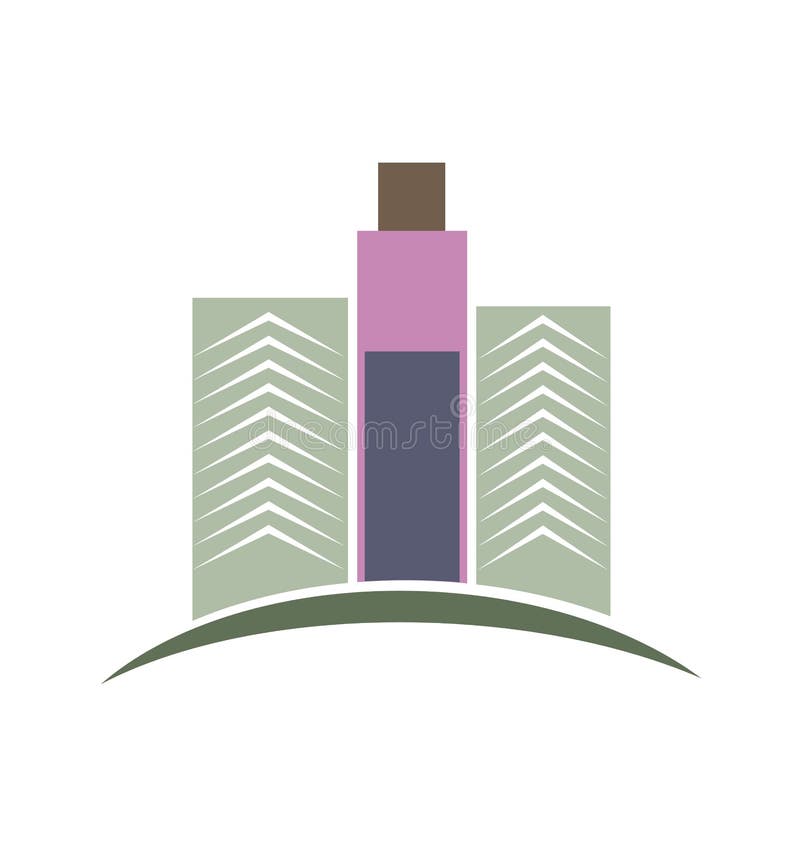 Modern Real Estate Houses Logo Stock Vector - Illustration of company ...