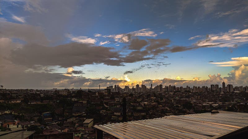 City Recife Brazil Contrast Favela Stock Photo - Image of faval ...