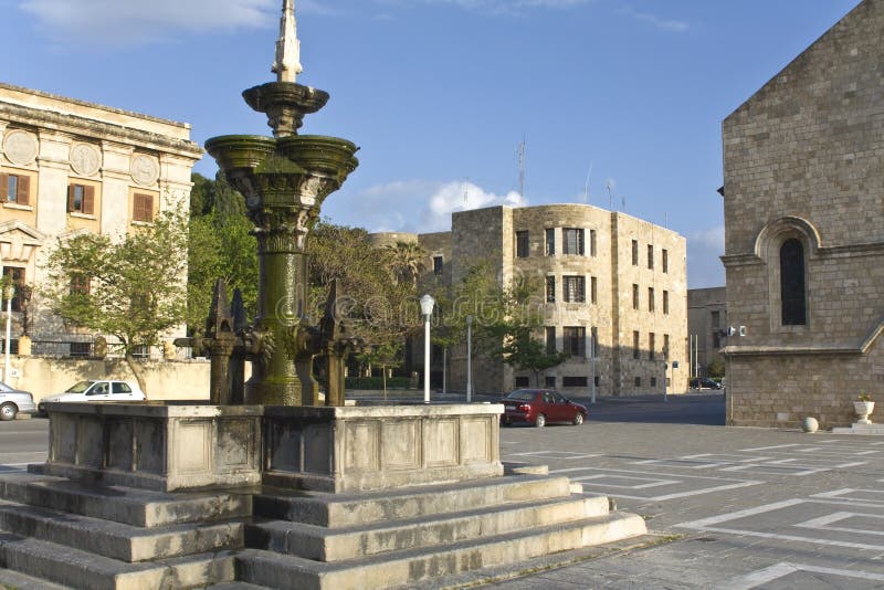 City of Rodos stock image. Image of mediterranean, dodecanese - 51103765