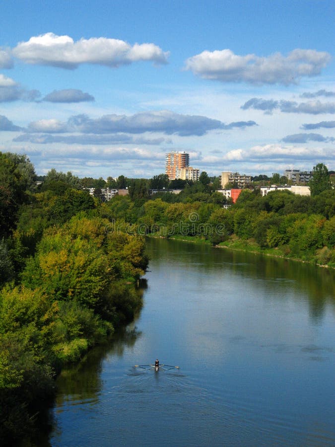 City and river stock image. Image of horizon, region, building - 3230601